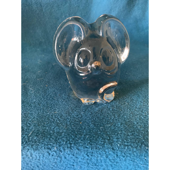 Lenox | Accents | Vintage Clear Glass Mouse Paperweight | Poshmark